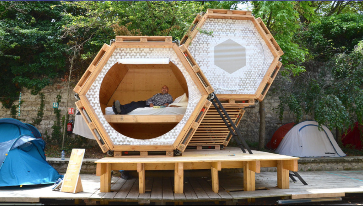 Experiments in tiny, communal living at former Paris hospital ...