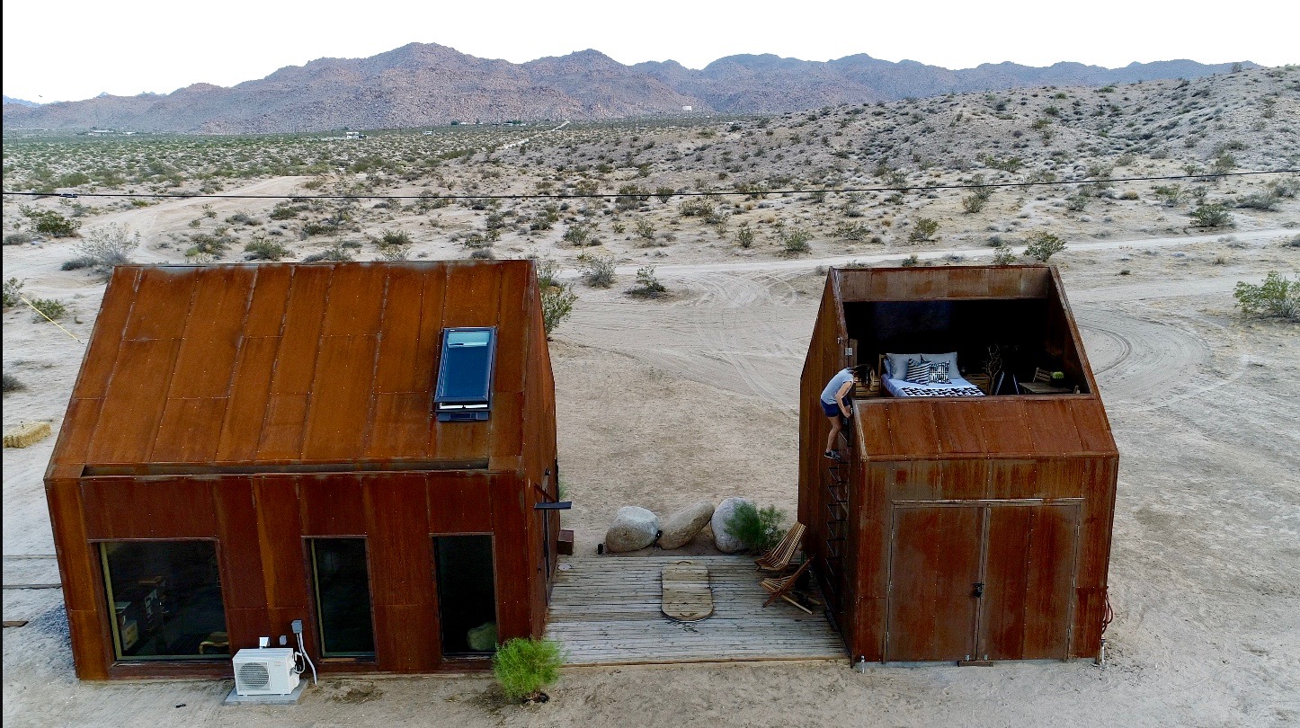 Forsaken Joshua Tree hut becomes off-grid folly for stargazing ...