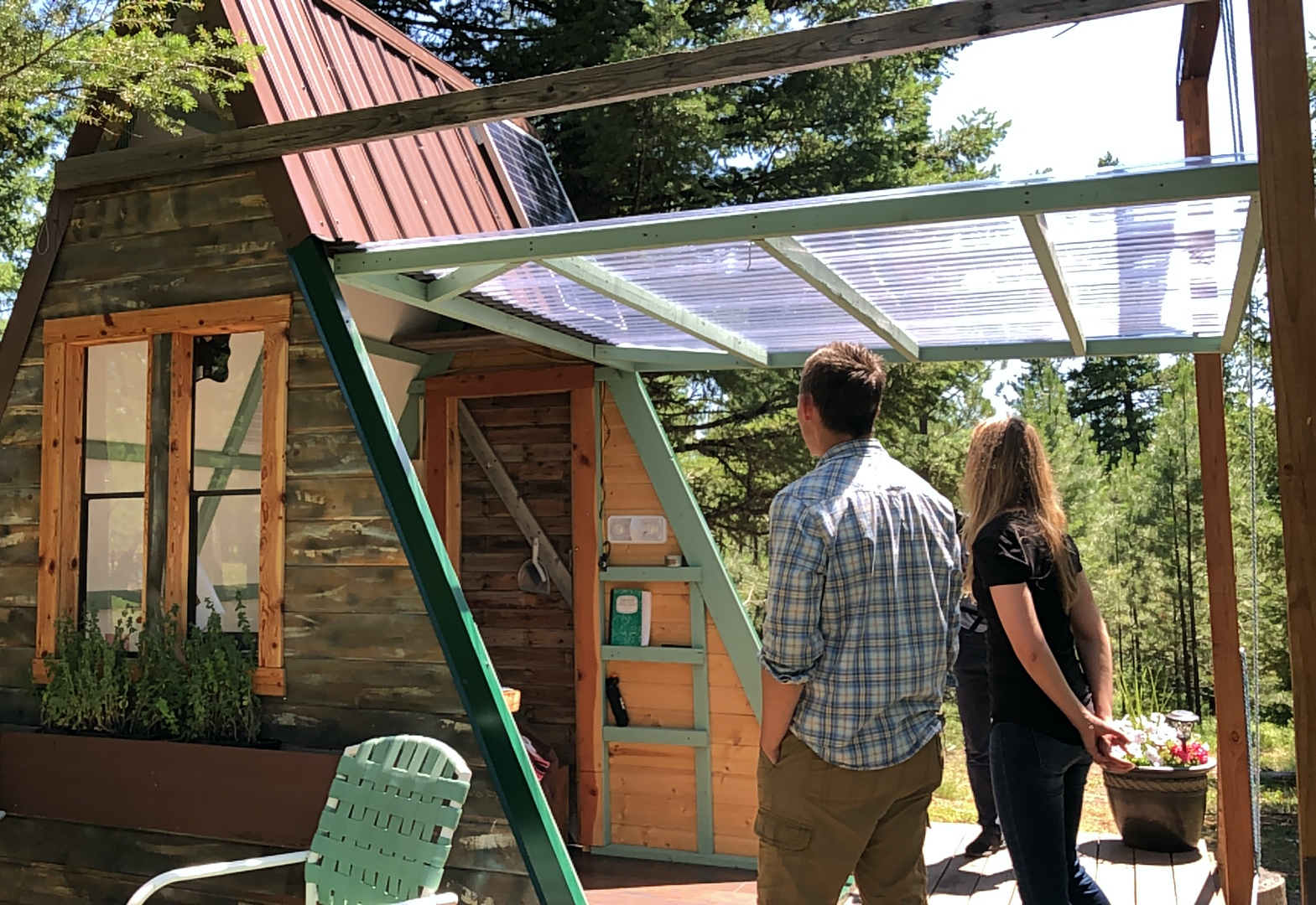 $700 mechanical micro-A-frame blends with Montana wilderness ...