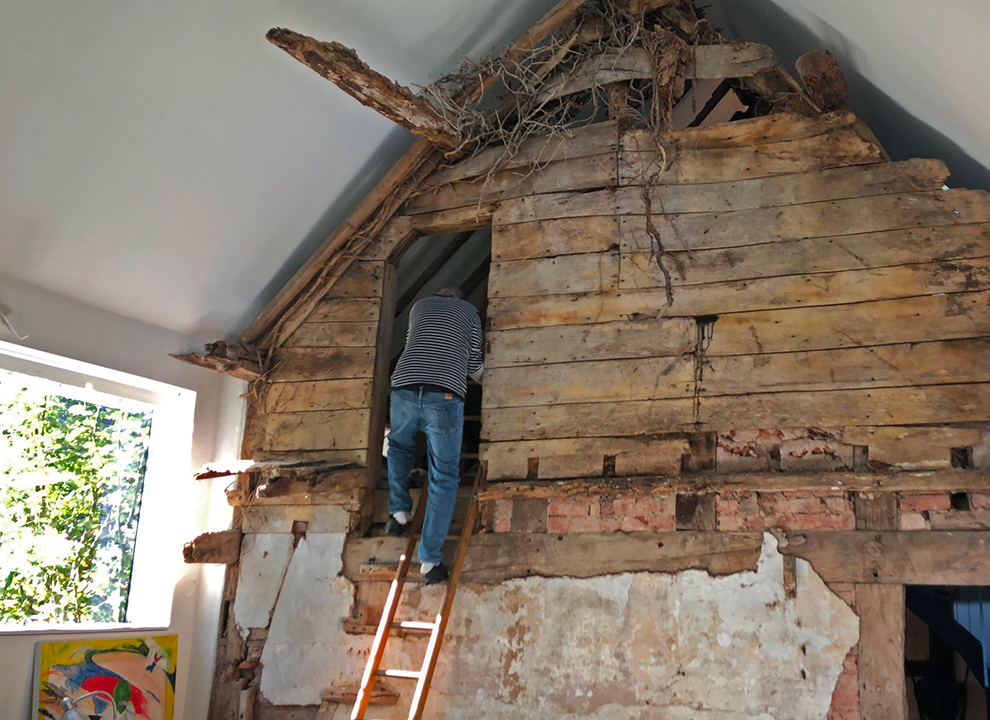 Medieval cottage encased within new home embraces layers – *faircompanies