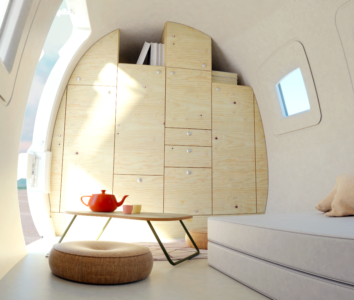 Towable, off-grid Ecocapsule pod gathers energy/water anywhere ...